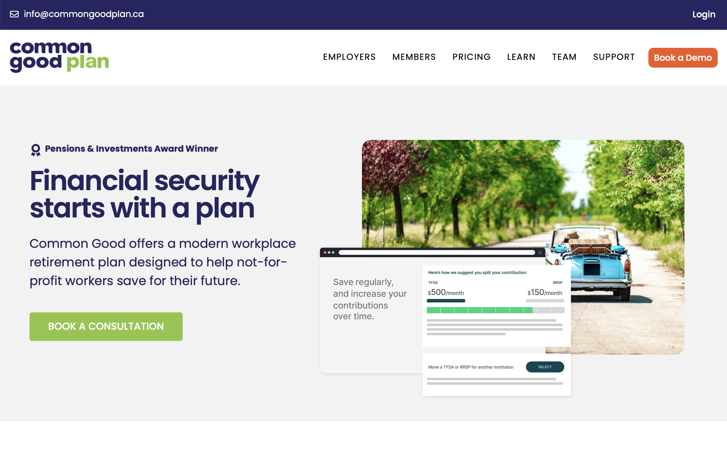 Assumptions + Methodology - Common Good Plan
